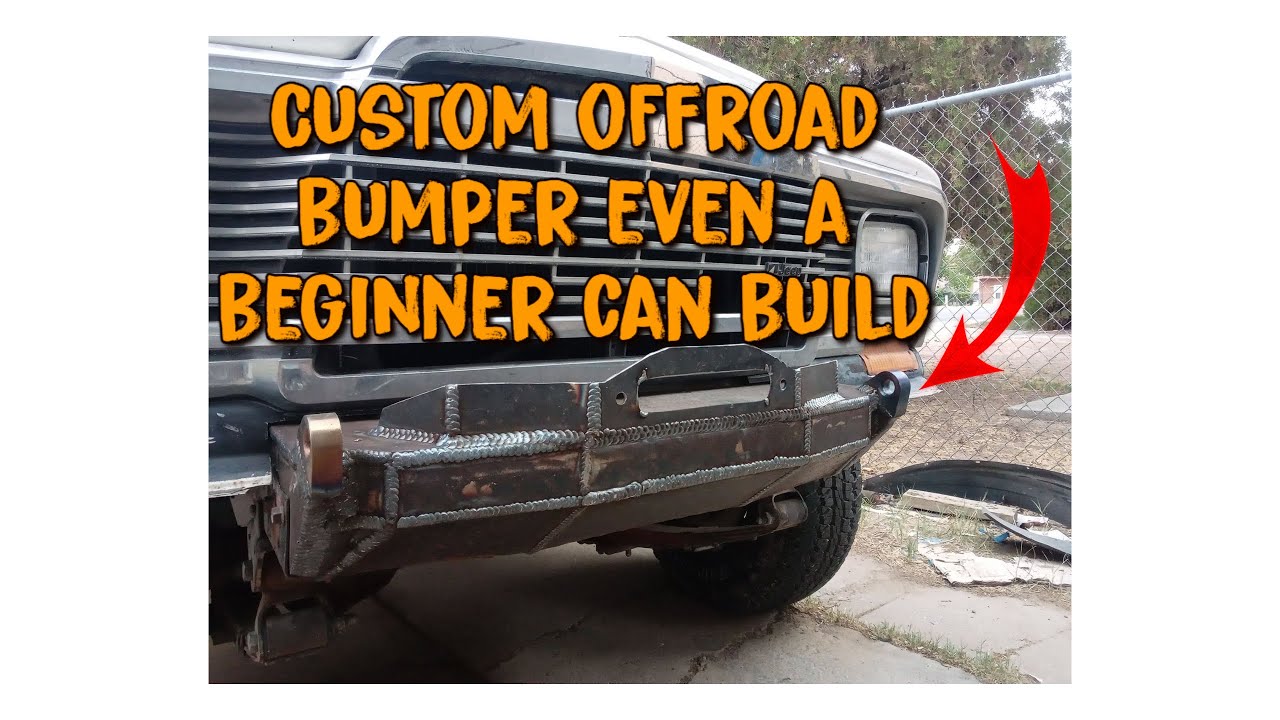 Custom winch bumper for my jeep FSJ part 2 - YouTube
