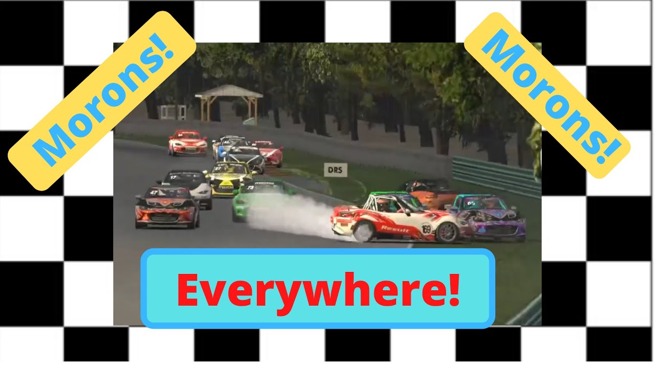 Morons! Morons everywhere! BSR MX5 League 21/04/20 - YouTube