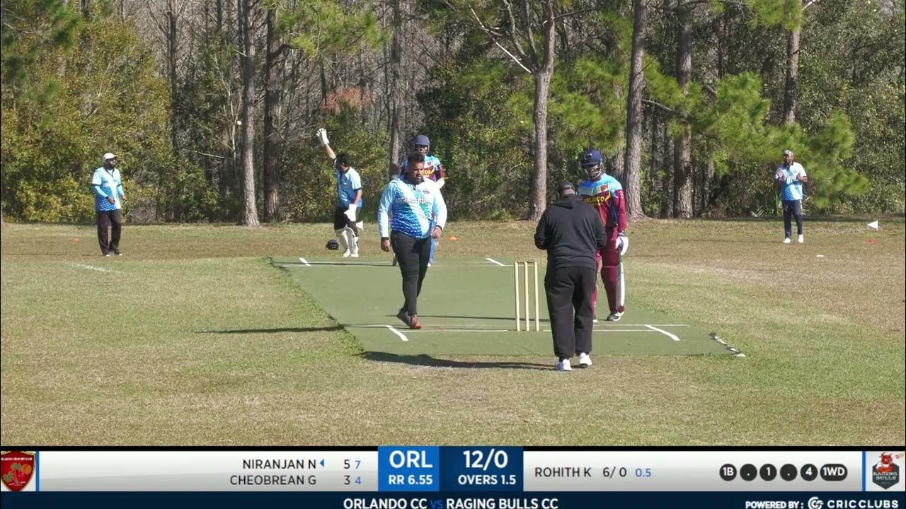 FCC T-30 Winter League | Raging Bulls Vs Orlando CC | Jan 26 2025 - YouTube