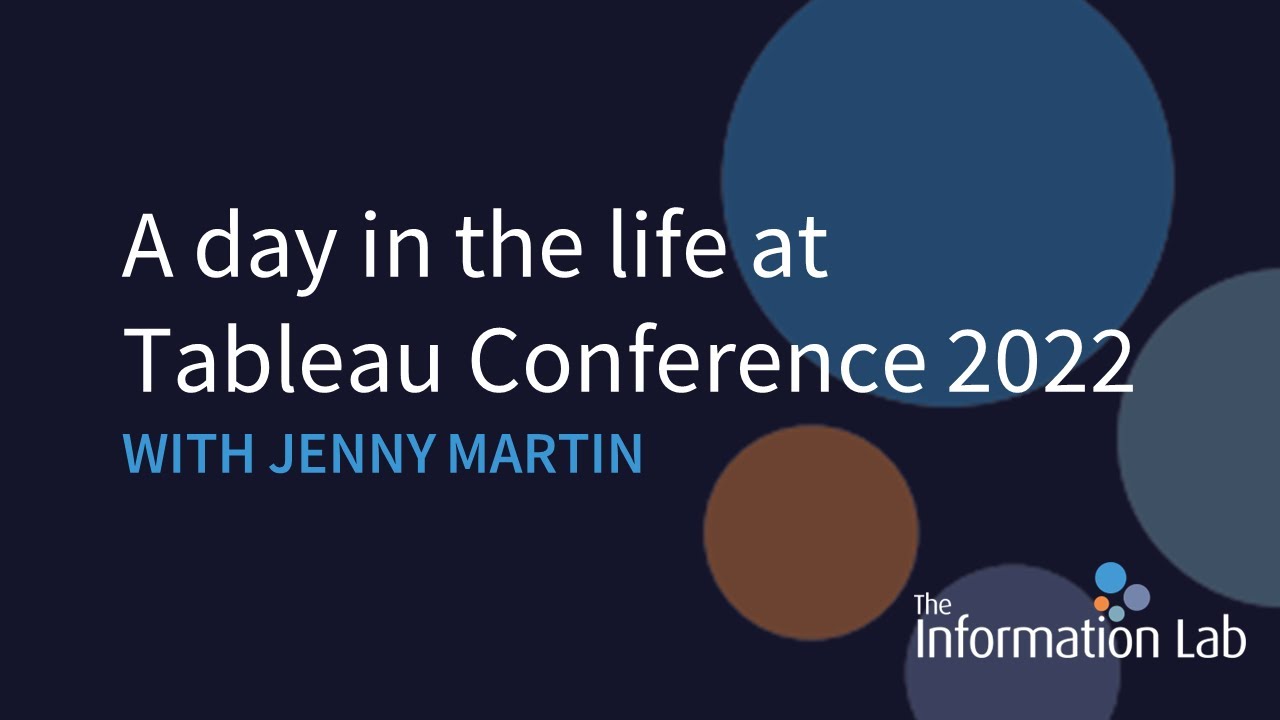 A day in the life of Tableau Conference 2022 with Jenny Martin - YouTube