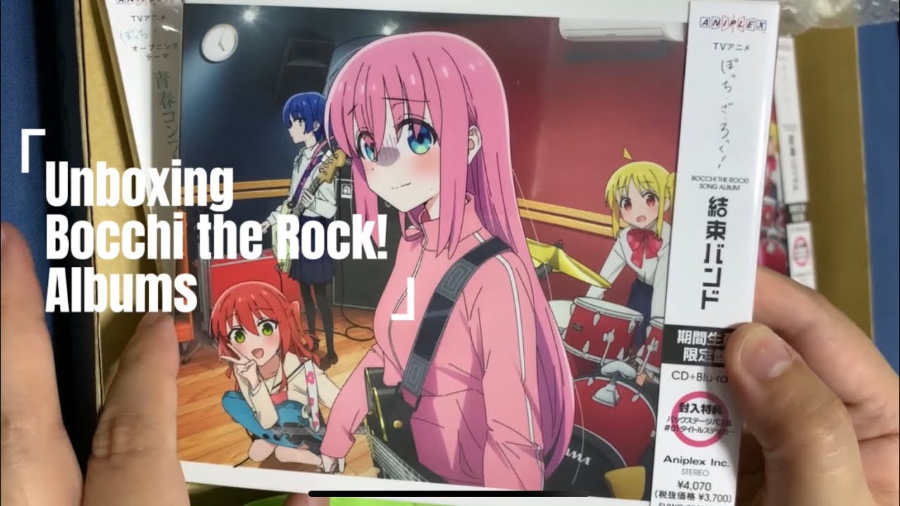 Unboxing of Bocchi the Rock albums! - YouTube