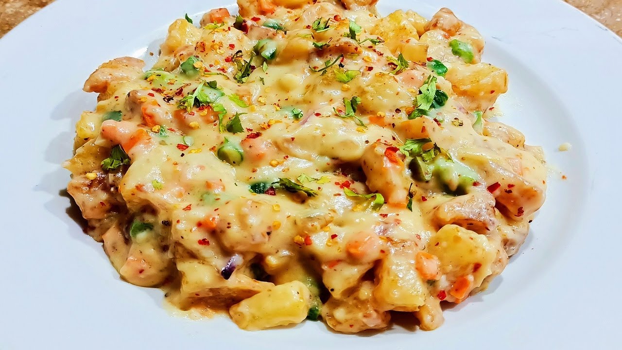 5 MINUTE RECIPE | EASY AND DELICIOUS CREAMY POTATO CUBES RECIPE | HOW ...