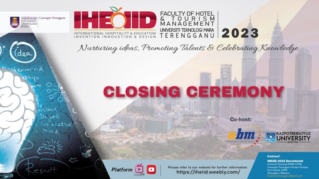 CLOSING CEREMONY IHEIID 2023 - YouTube