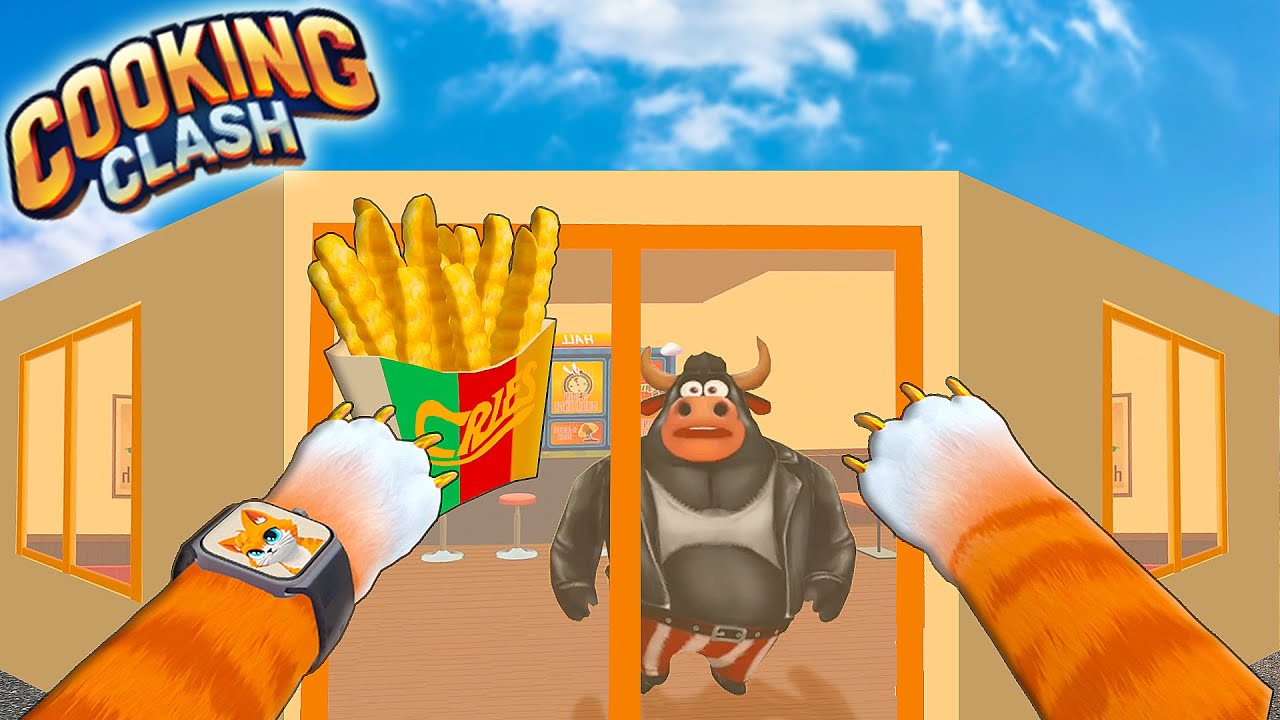 El GATO COCINERO sale a la CALLE (Cooking Clash VR) - YouTube