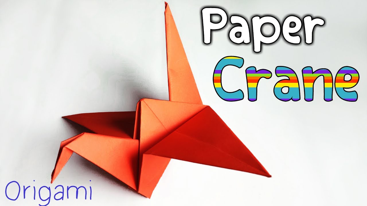 How To make An Origami Paper Crane Bird || EaSy MaDe - YouTube