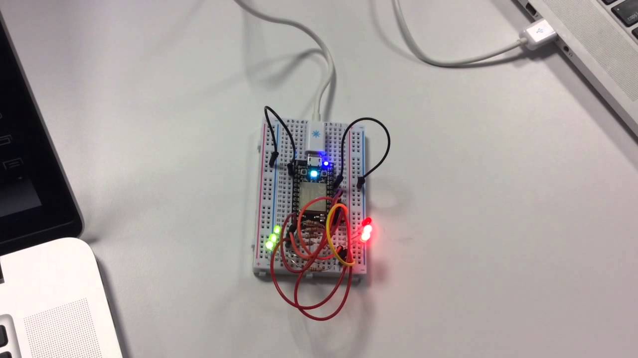 Wi-Fi music visualizer using spark core. - YouTube