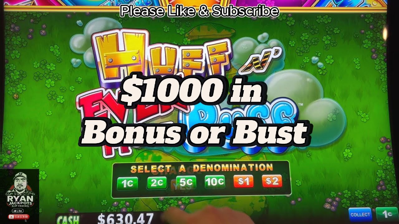 Can we hit a Jackpot w/ $1000? Huff N Even More Puff Big Win Slot ...