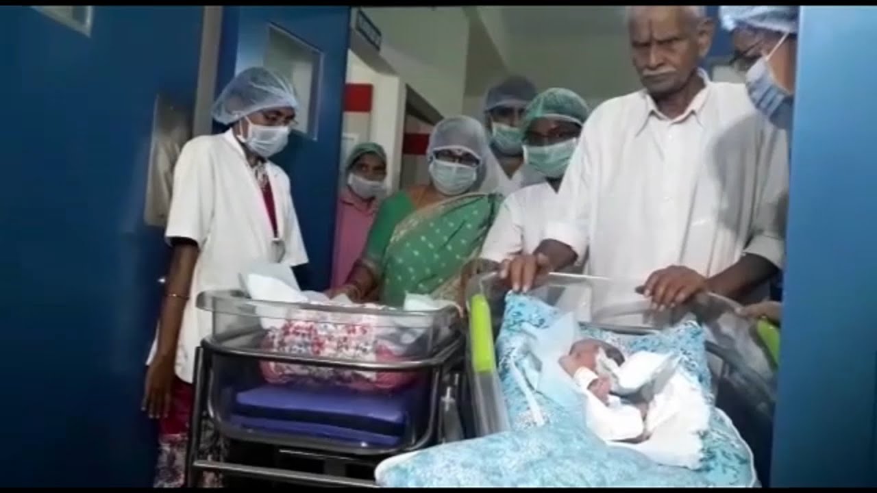 73-year-old woman gives birth to twins in India | ABC7 - YouTube
