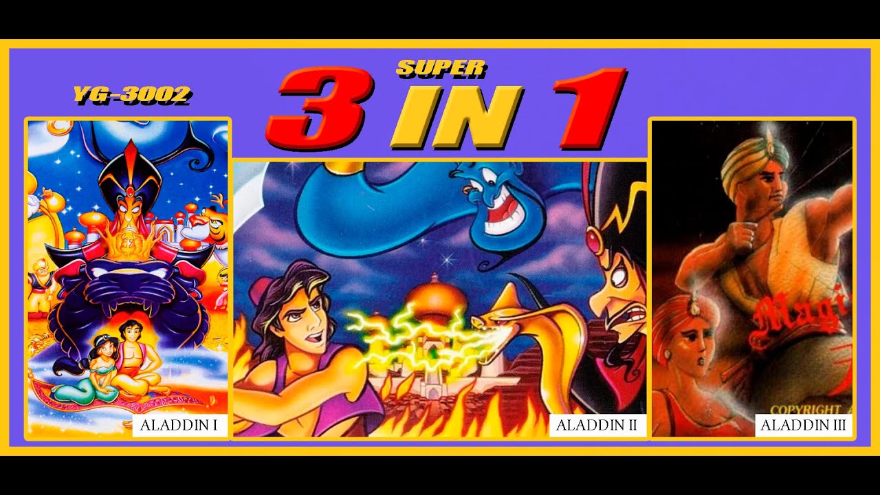 Super Aladdin 3 in 1 (YG-3002) (NES/Famicom) - Gameplay - YouTube
