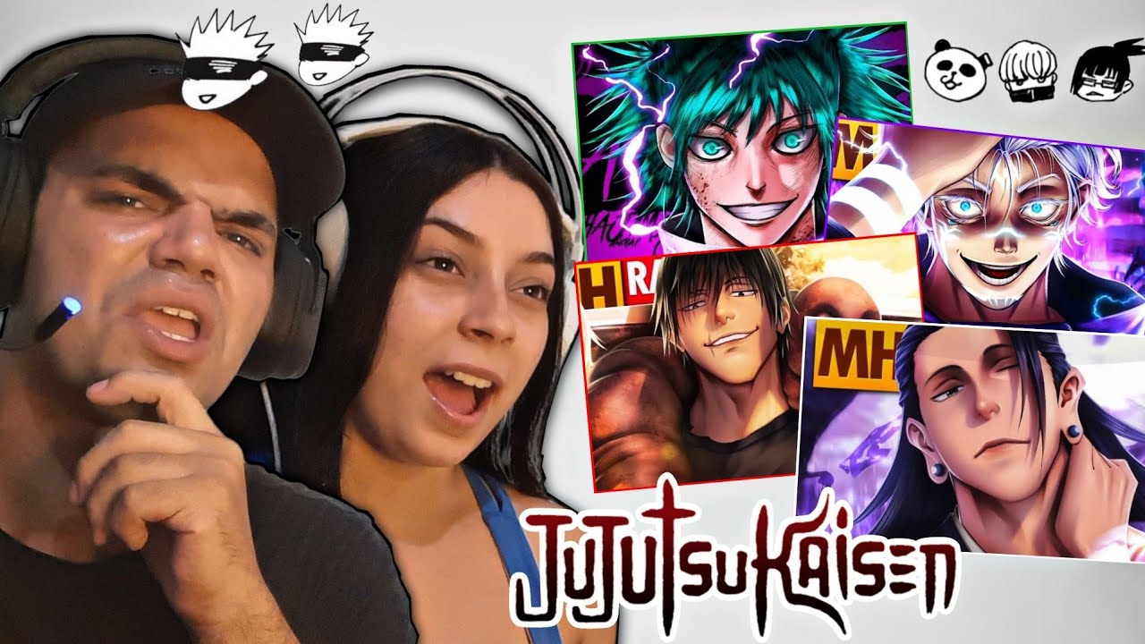 React 4 em 1 - Tipo Satoru Gojo 😈 + Tipo Toji Fushiguro 💀+ Tipo Suguru ...