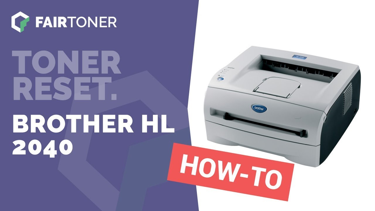 Anleitung: Brother HL 2040 Toner Reset 🛠 - YouTube