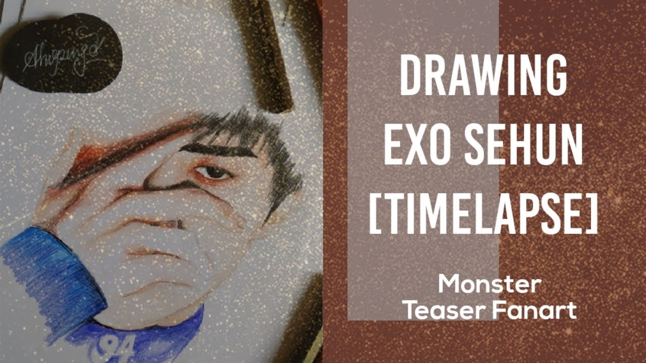 [EXO COMEBACK] Sehun Monster Teaser Fanart Timelapse - YouTube