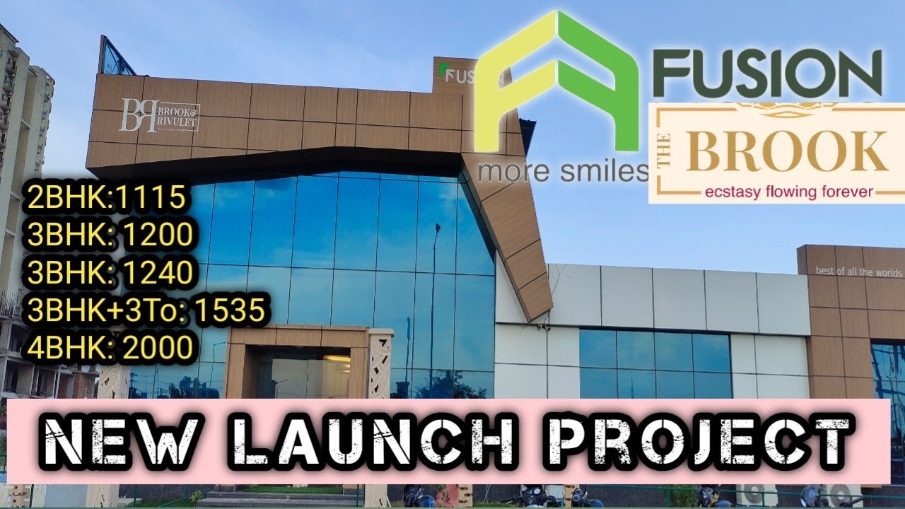 FUSION THE BROOK || NEW LAUNCH PROJECT || NOIDA EXTENSION SECTOR 12 ...