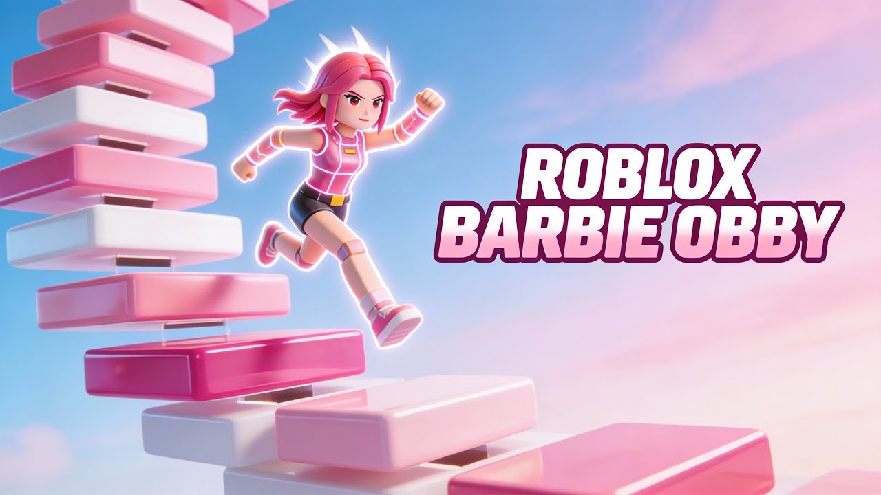 Pink Barbie Obby Challenge Roblox | No commentary - YouTube