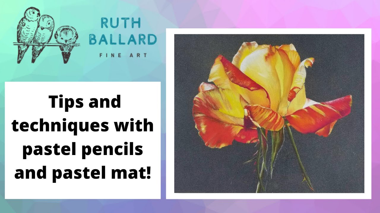 Tips and techniques with pastel pencils and pastel mat to create this ...