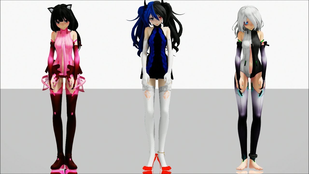 MMD ♡ MMDNekoKuro ♡'s Funny Collection #13 - YouTube
