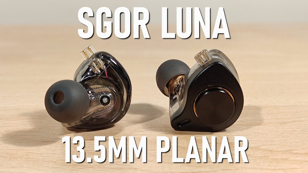 Sgor Luna Review - 13.5mm Planar In Ear Monitor - YouTube