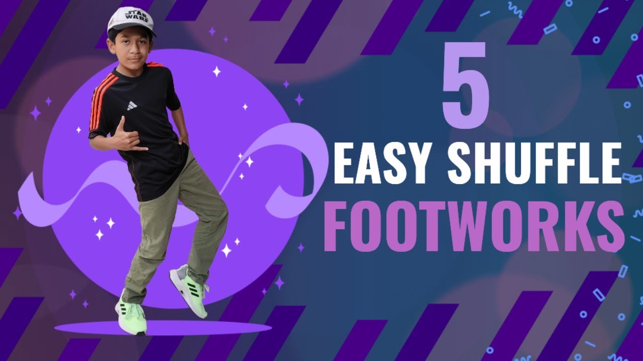 5 EASY SHUFFLE FOOTWORKS FOR HIP-HOP 🕺. #SagnikTheDancer - YouTube