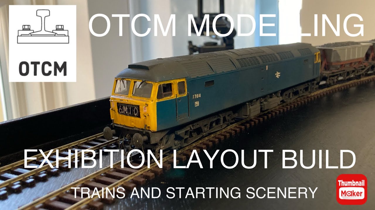 Building a OO Gauge Exhibition Layout Model Railway. Part 6, Trains ...