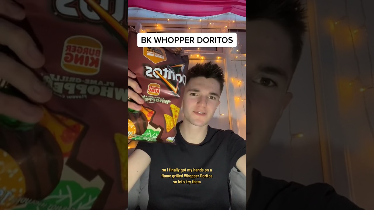 BK FLAME-GRILLED WHOPPER DORITOS - YouTube