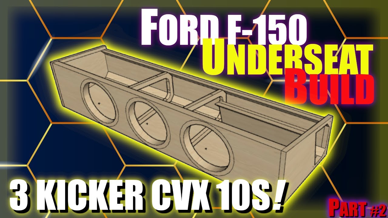 LOUD Truck BASS! Ford F150 Underseat Build!(part 2) LIVE WITH ...