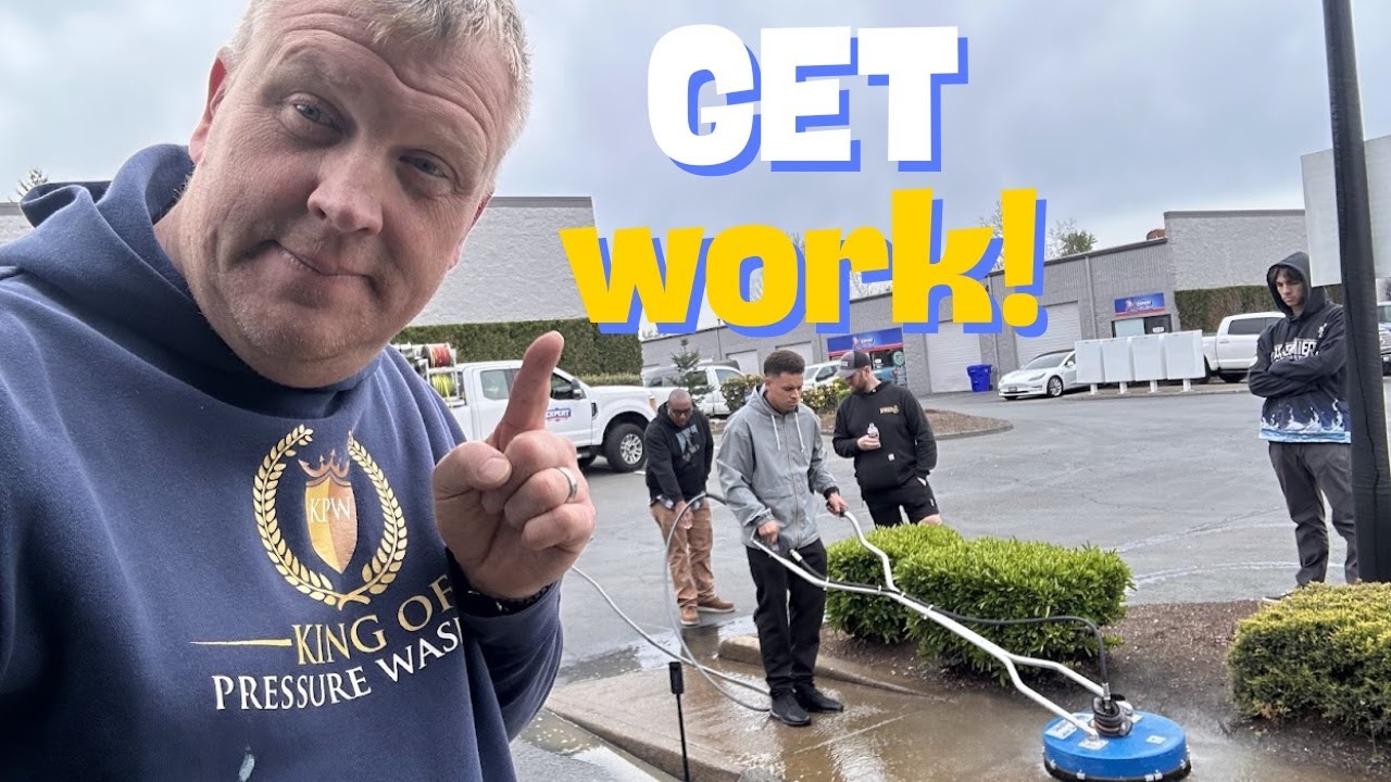 How to get pressure washing jobs in July and August. - YouTube