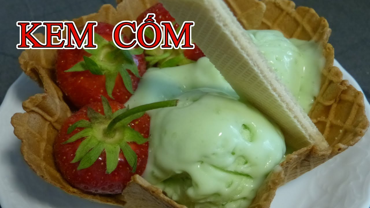 KEM CỐM - tự làm và thưởng thức trong những ngày hè - YouTube