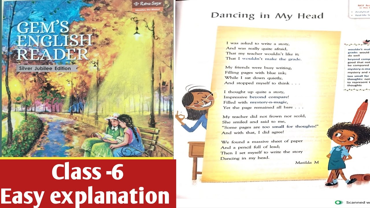 Poem- Dancing in my head by Matilda M|| Class -6 #gemsenglishreader# ...