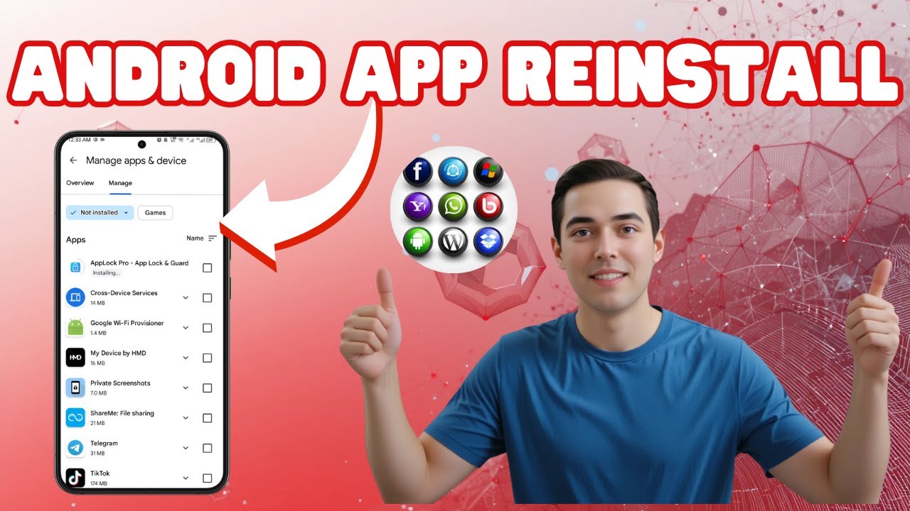 How To Reinstall An App On Android | Quick & Easy Guide (2025) - YouTube