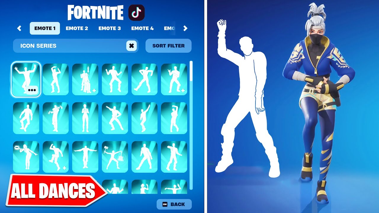 ALL LEGENDARY ICON SERIES DANCES & EMOTES IN FORTNITE! #192 - YouTube
