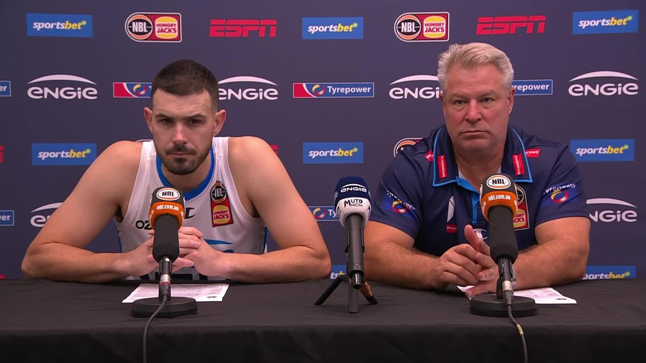 Dean Vickerman and Chris Goulding press conference vs Tasmania ...