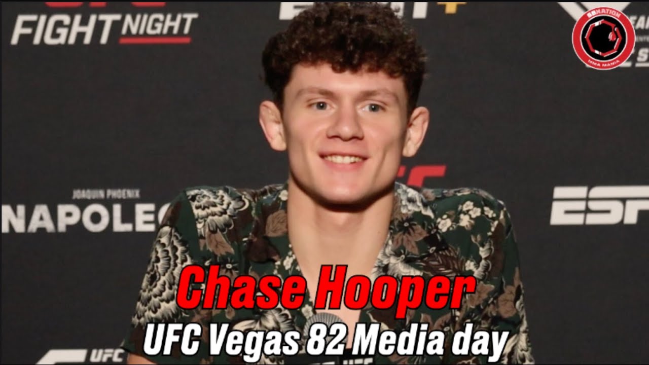 Chase Hooper embracing the 'meme fight' against Jordan Leavitt | UFC ...