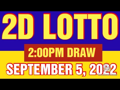 EZ2 RESULT TODAY 2D LOTTO 2PM DRAW SEPTEMBER 5, 2022 PCSO 2D LOTTO ...