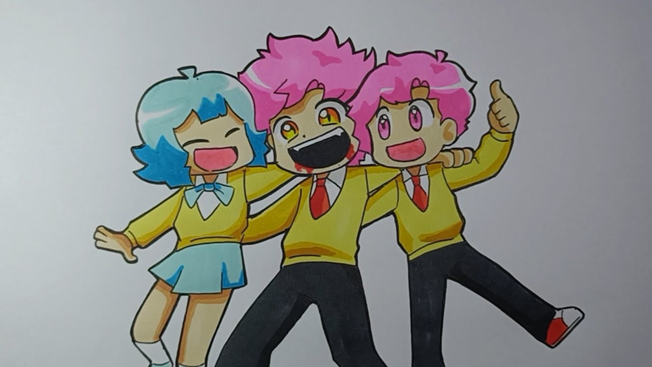 Cách Vẽ Hiha monster trở thành người - YouTube