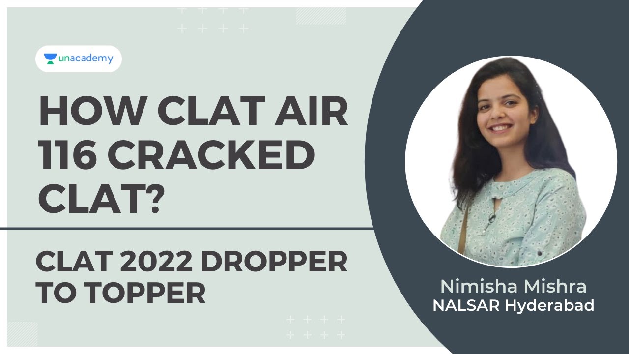 CLAT AIR 116 Topper Interview | CLAT Dropper's Journey | How to prepare ...