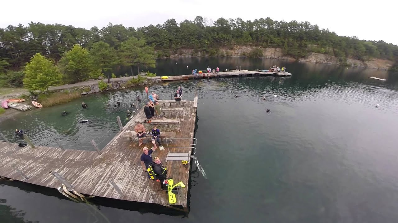 Lake Phoenix from a drones eye view - YouTube