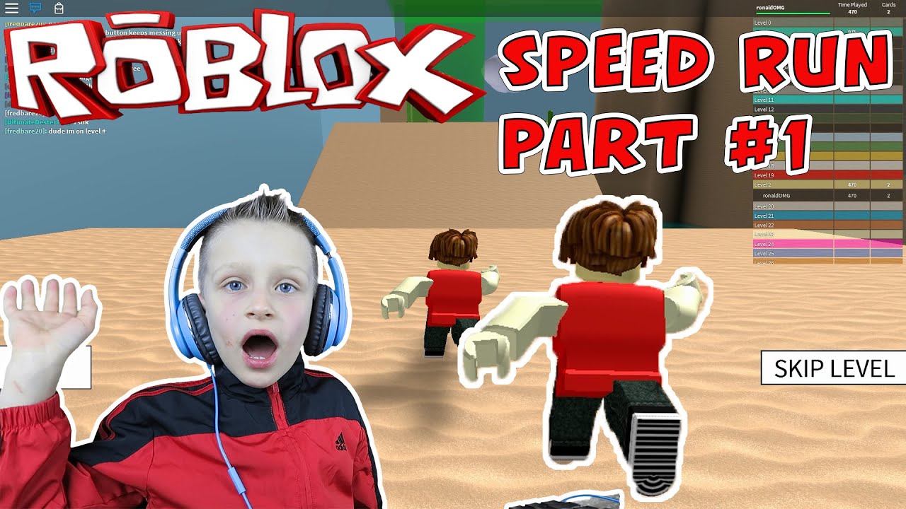 Roblox: Speed Run 4 - Let's play gameplay video - part #1 - YouTube