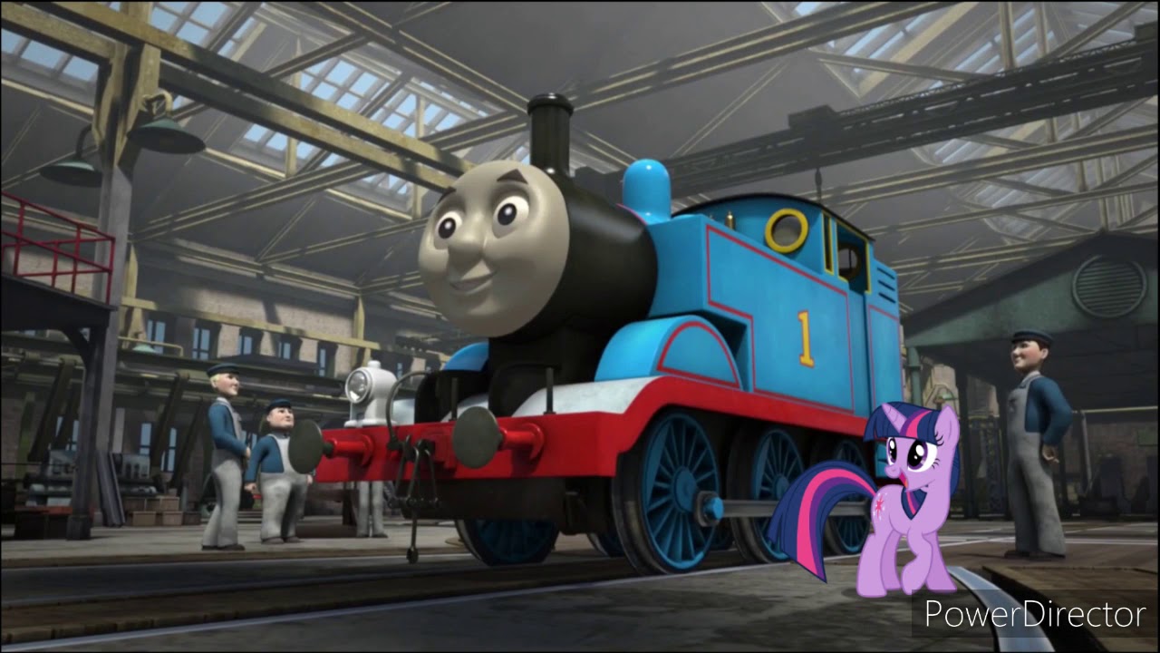Twilight Sparkle with a repainted Thomas - YouTube