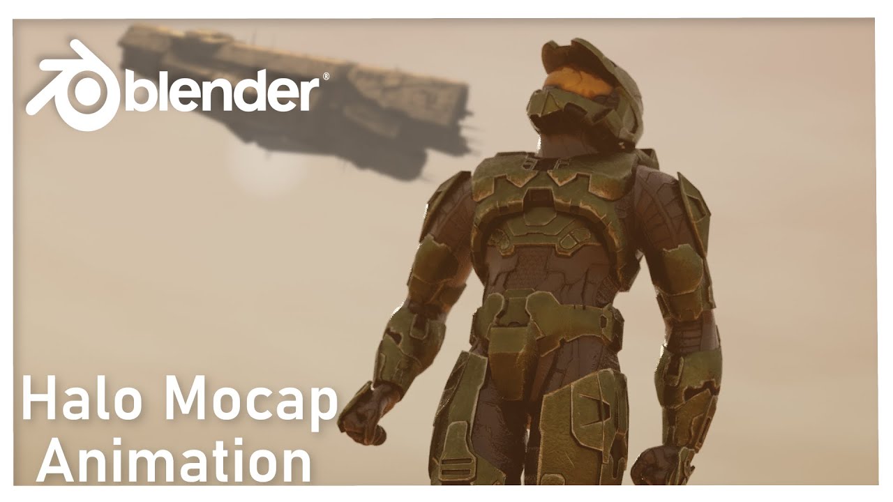 Halo 3d Animation Made In Blender! - YouTube