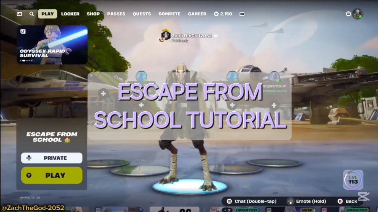 How to Complete Escape From School!!! | Fortnite-Tutorial - YouTube