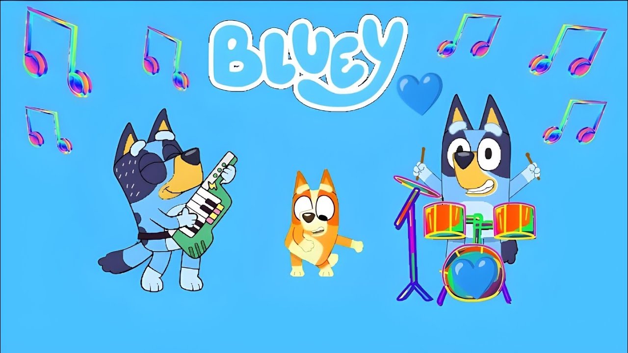 Bluey Extended Theme Song 💙🎶 | Bluey - YouTube Music