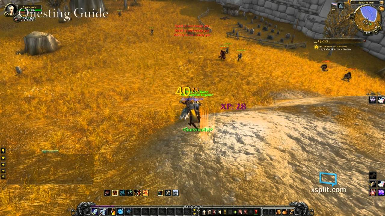 World Of Warcraft In Defense of Westfall - YouTube