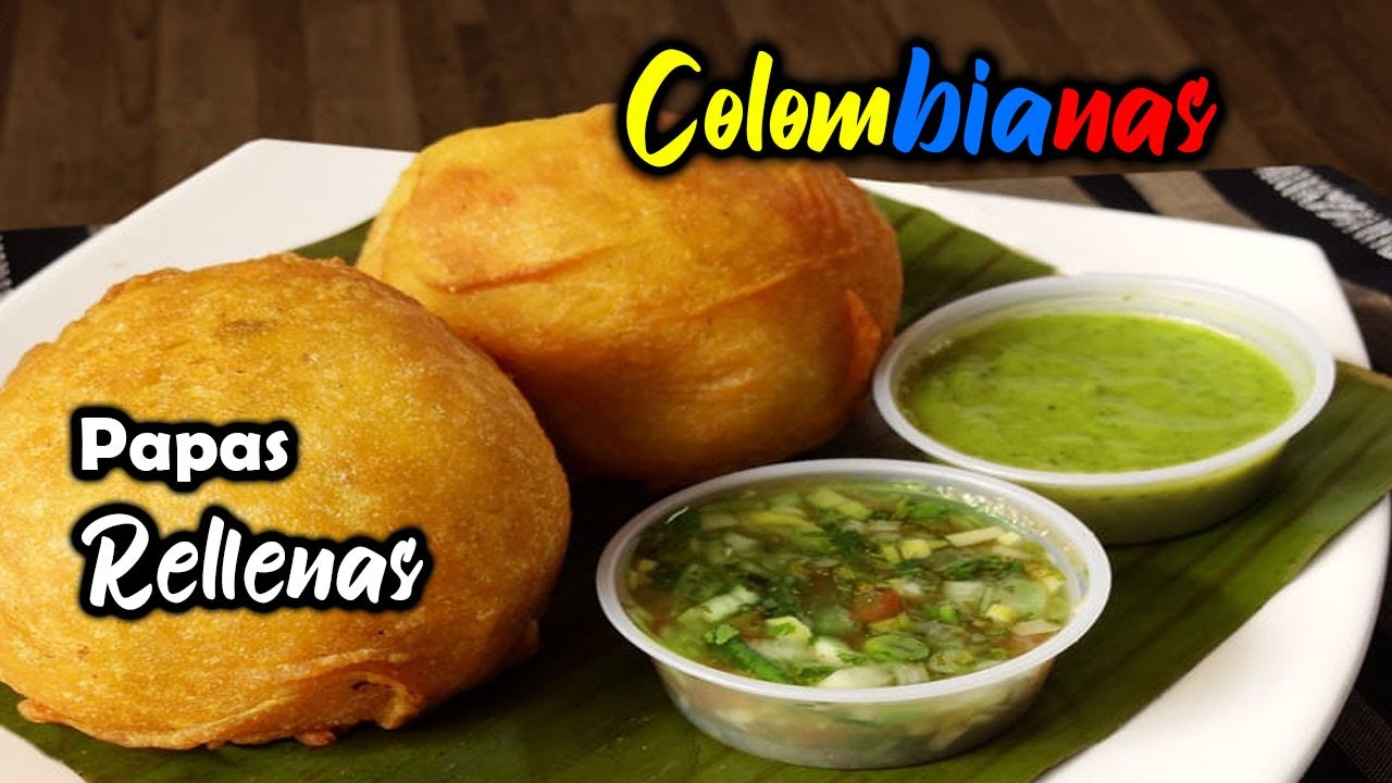 PAPAS Rellenas COLOMBIANAS *Muy Facil* - YouTube