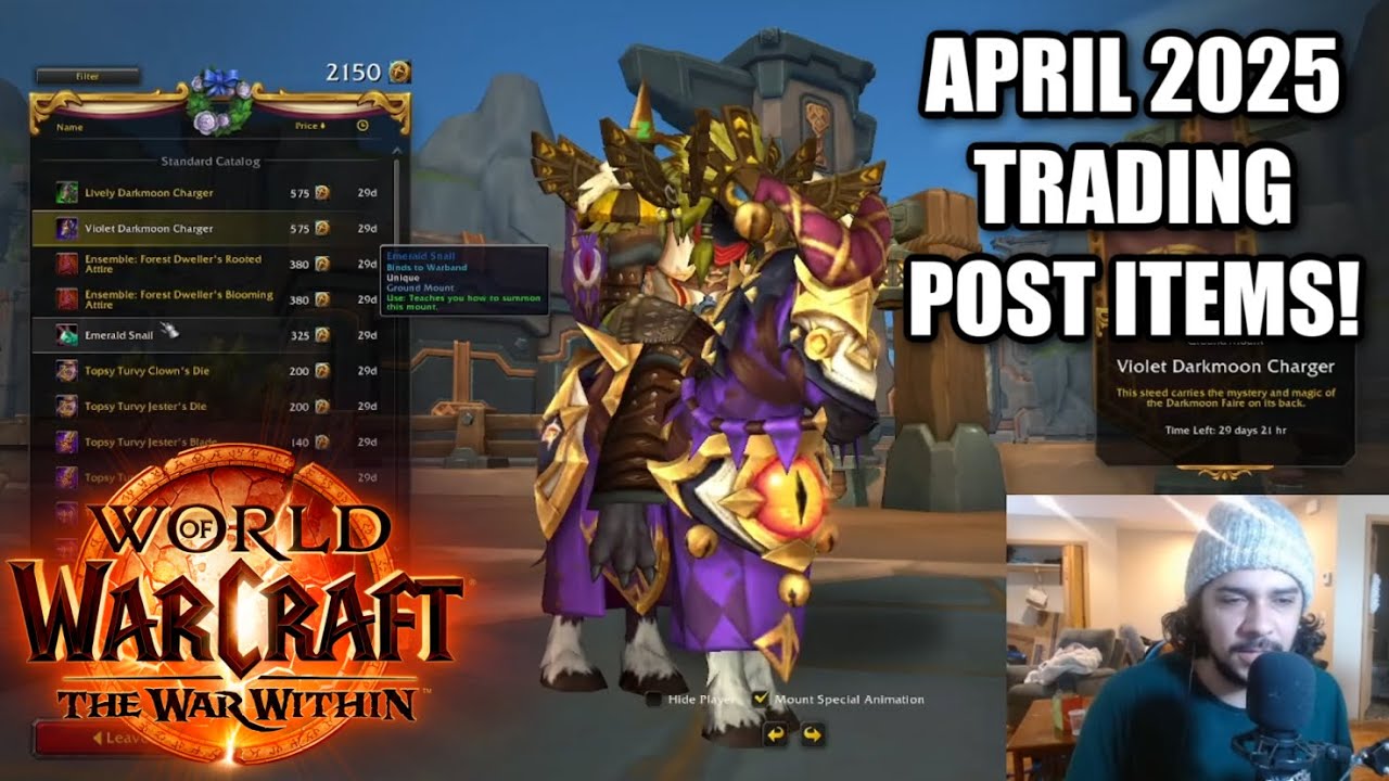 WoW April 2025 Trading Post Purchases and Reaction! - YouTube