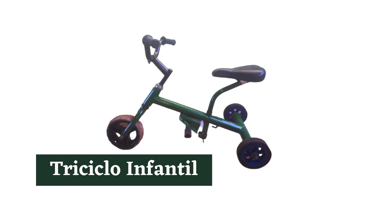 Como fazer um triciclo infantil caseiro - YouTube