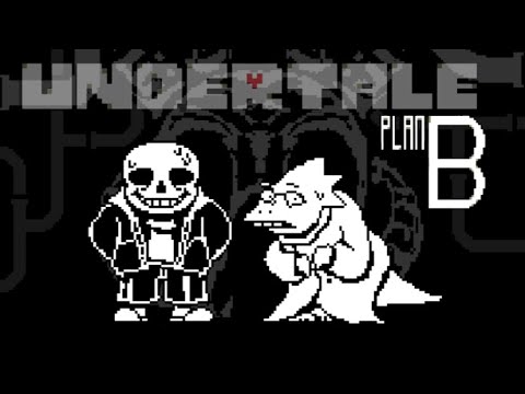 Sans and Alphys Teams Up Against the Human! UNDERTALE: PLAN B - YouTube