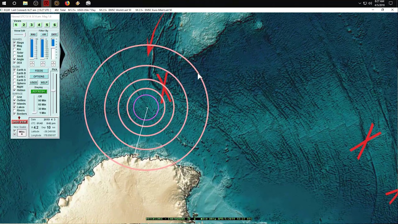 4/05/2019 -- Deep Earthquake event taking place -- Be prepared for ...