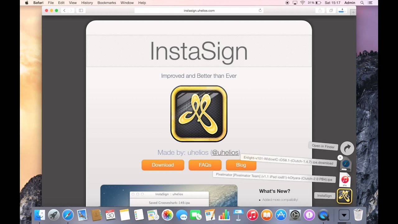 How to download Instasign for Mac OS X - YouTube