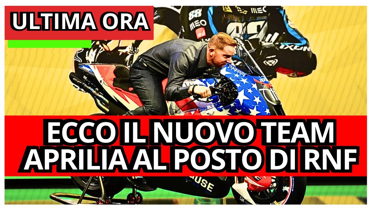 MotoGP - Ufficiale Trackhouse Racing nuovo team Aprilia dal 2024 - YouTube