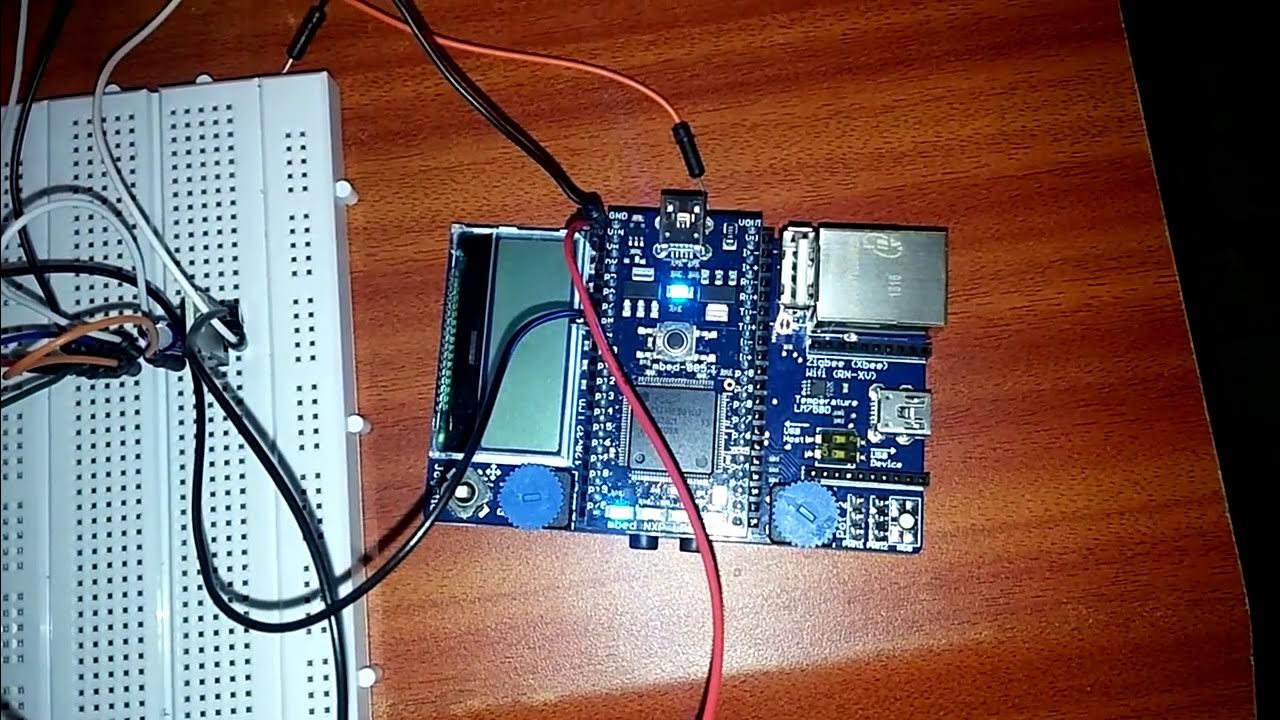 ARM mbed LPC 1768 demonstration - YouTube